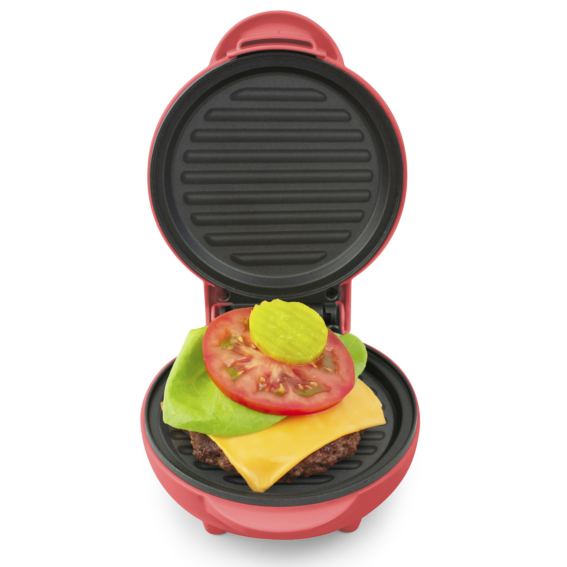 Nostalgia MyMini Personal Electric Grill, Hamburgers, Veggie Burgers ...