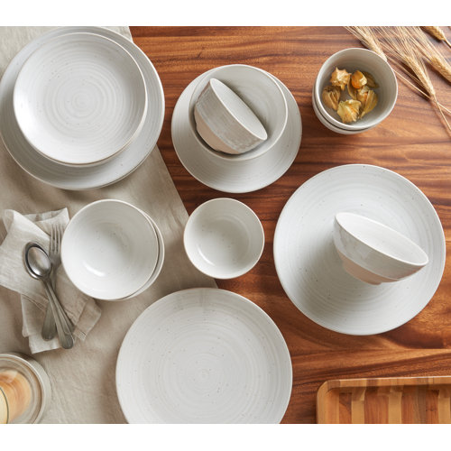 Rustic Dinnerware Sets You'll Love | Wayfair