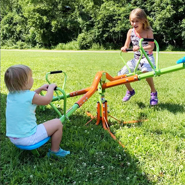 iYofe Kids Seesaw Swivel Teeter-Totter Playground, 360 Degrees Rotating ...