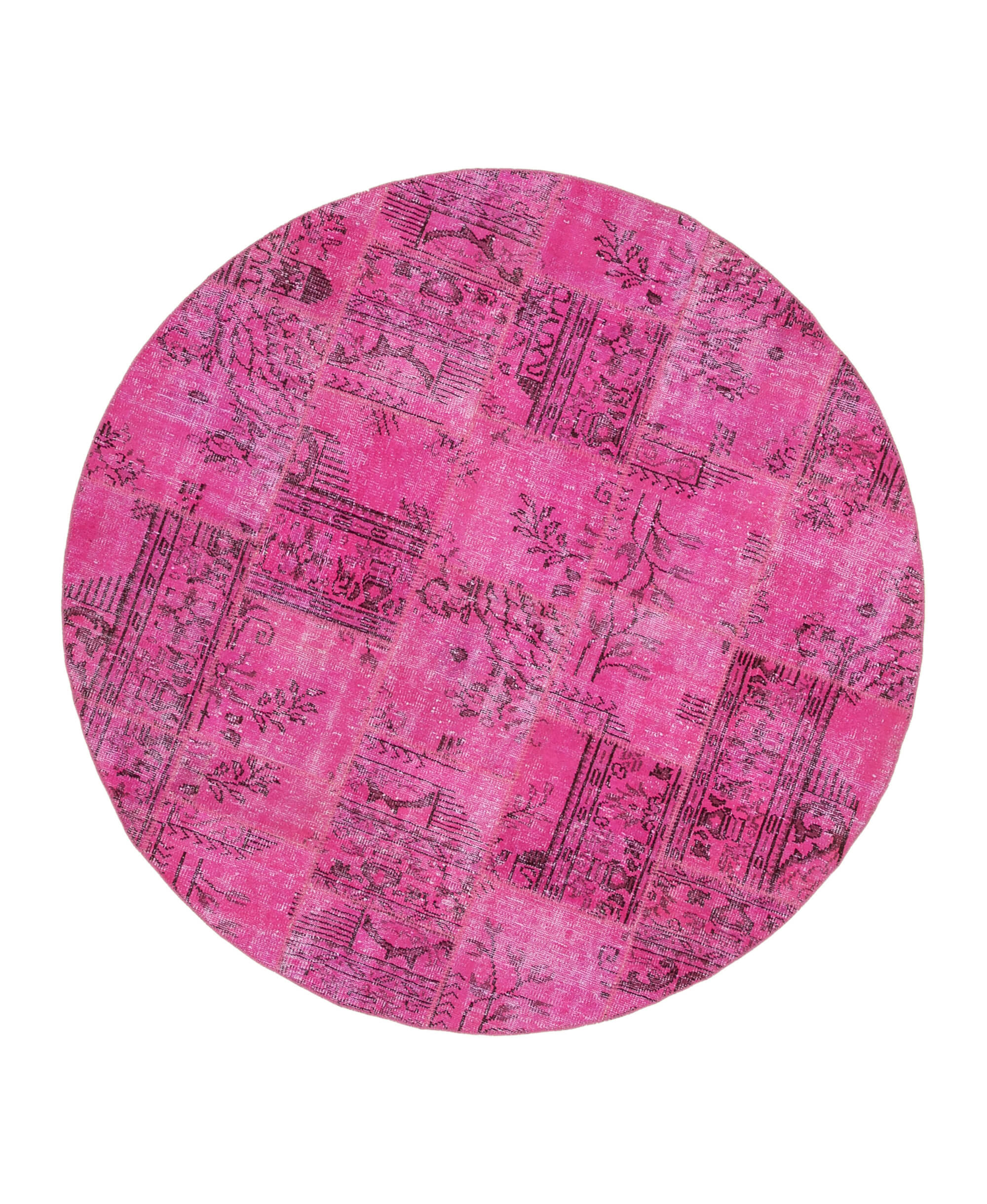 Bungalow Rose Round Vipin Round 6'7'' X 6'7'' Area Rug | Wayfair