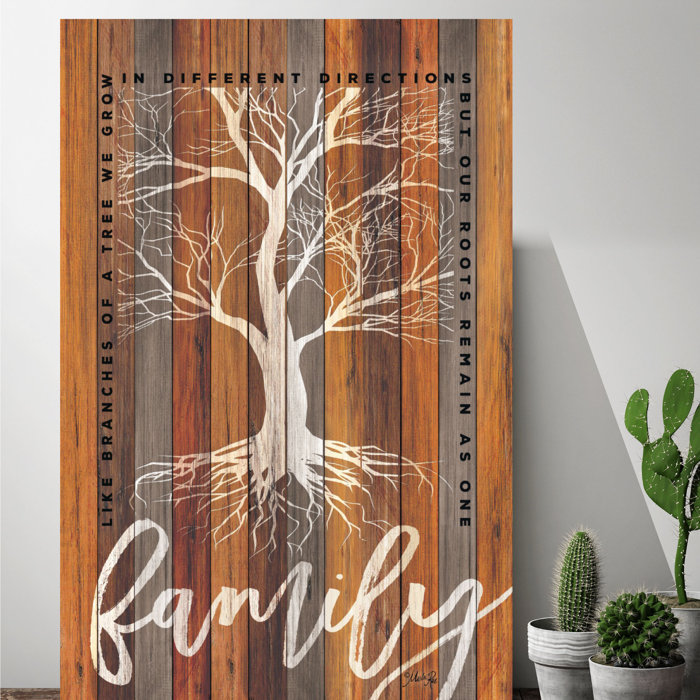 Winston Porter Family Tree On Canvas Graphic Art | Wayfair
