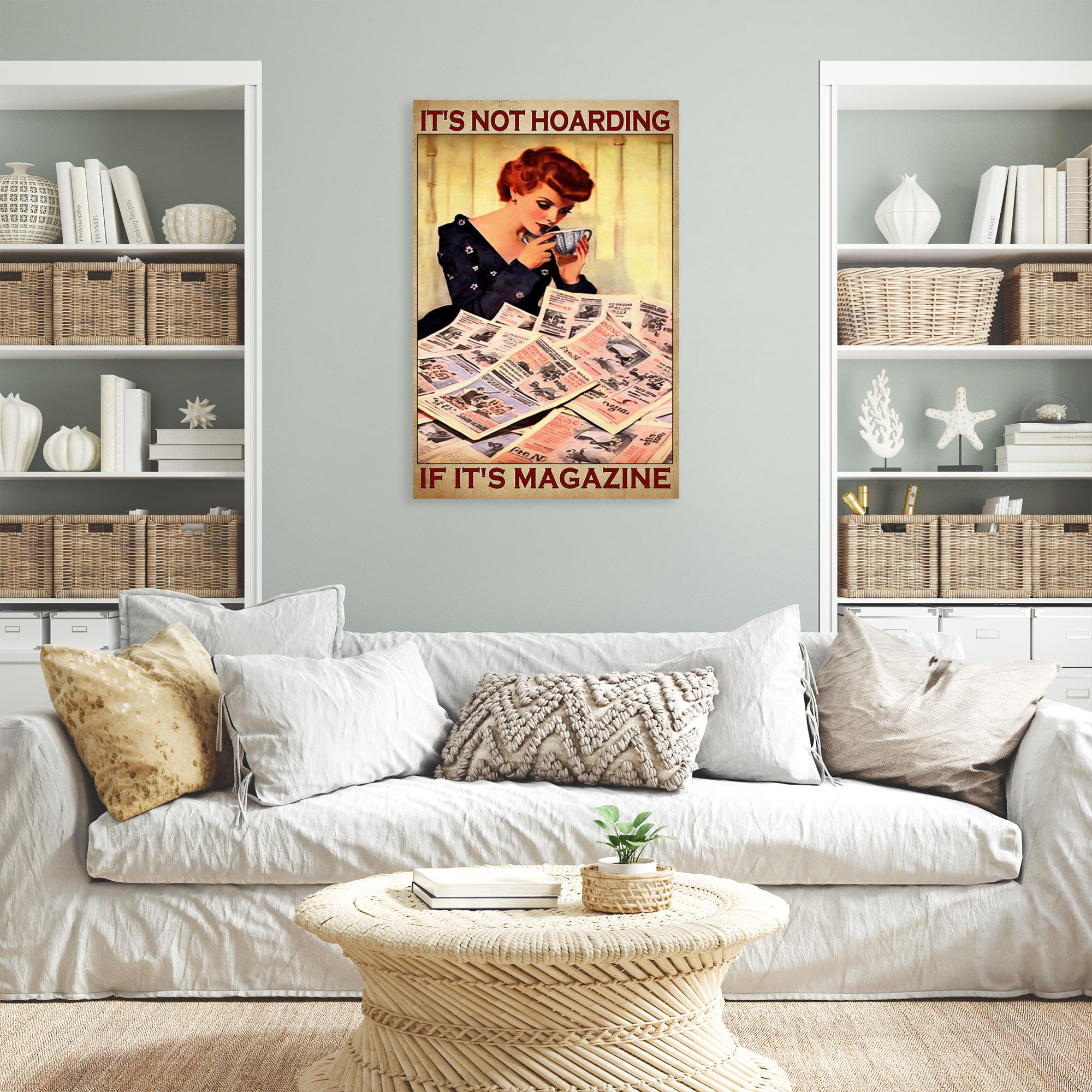 Trinx Issem Its Not Hoarding If Its Magazine - 1 Piece Rectangle ...