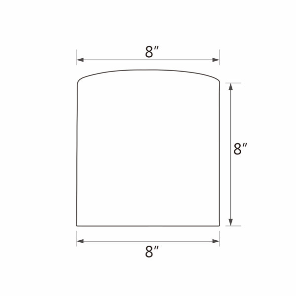 Aspen Creative Corporation 8" H Tetoron Rayon Fabric Drum Lamp Shade ...