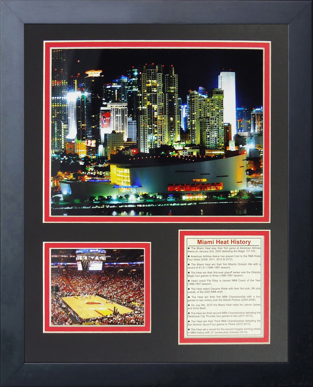 Legends Never Die American Airlines Arena Framed Photographic Print ...