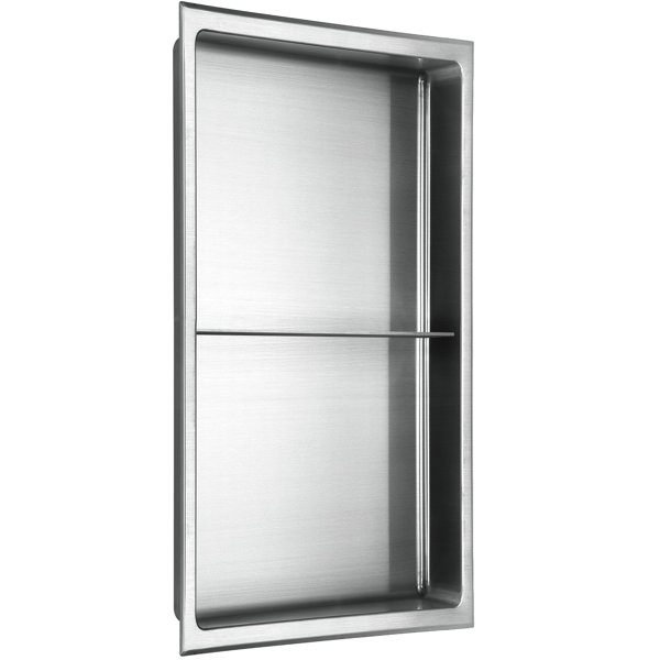 AKDY 12 In. W X 24 In. H X 4 In. D 18-Gauge Stainless Steel Double ...