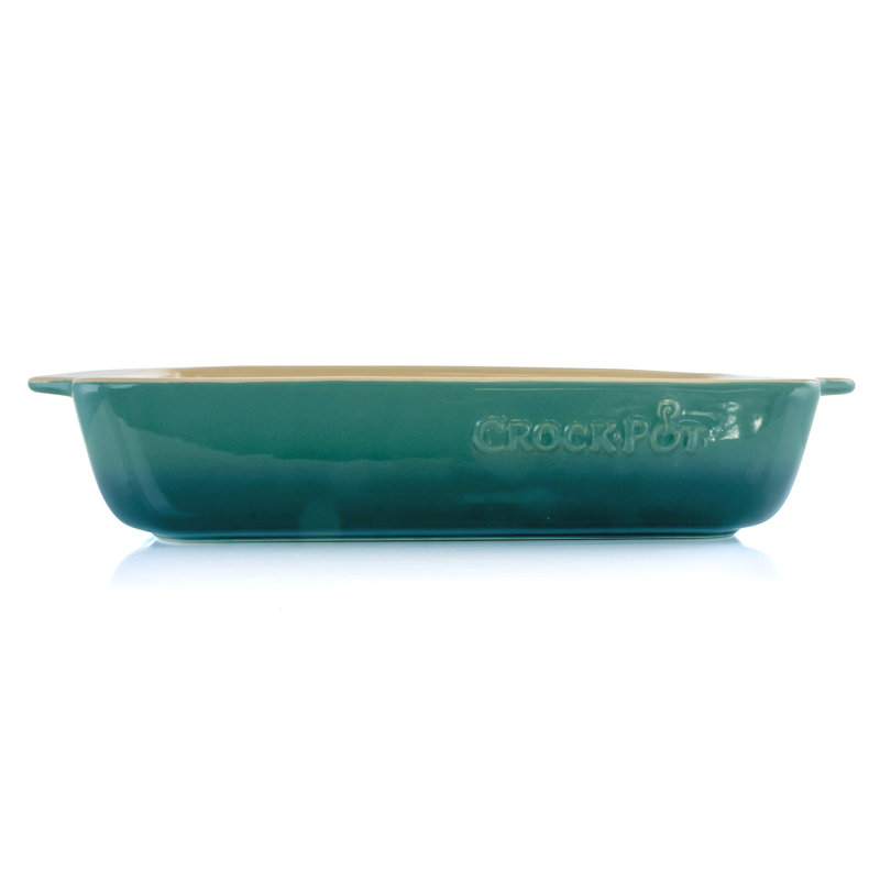 Crock-pot Crock Pot Artisan 4 Quart Rectangular Stoneware Bake Pan In ...