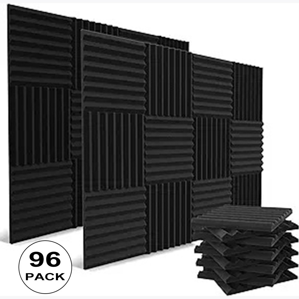 Mr.Garden 12 PC Triangular Groove Sound Absorbing Board With Adhesive ...