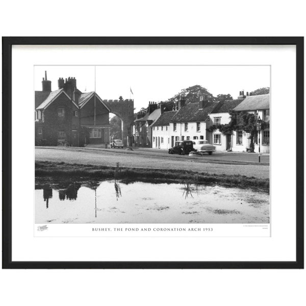 The Francis Frith Collection Bushey, The Pond And Coronation Arch 1953 ...