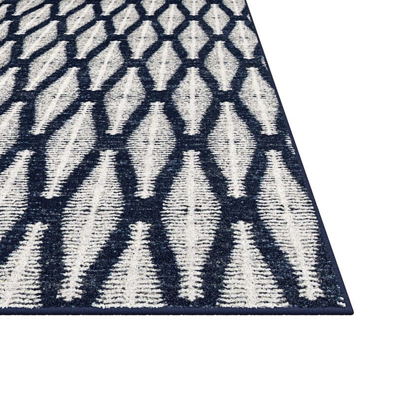 Union Rustic Rectangle Kika Rectangle 5'3" X 7'6" Area Rug | Wayfair