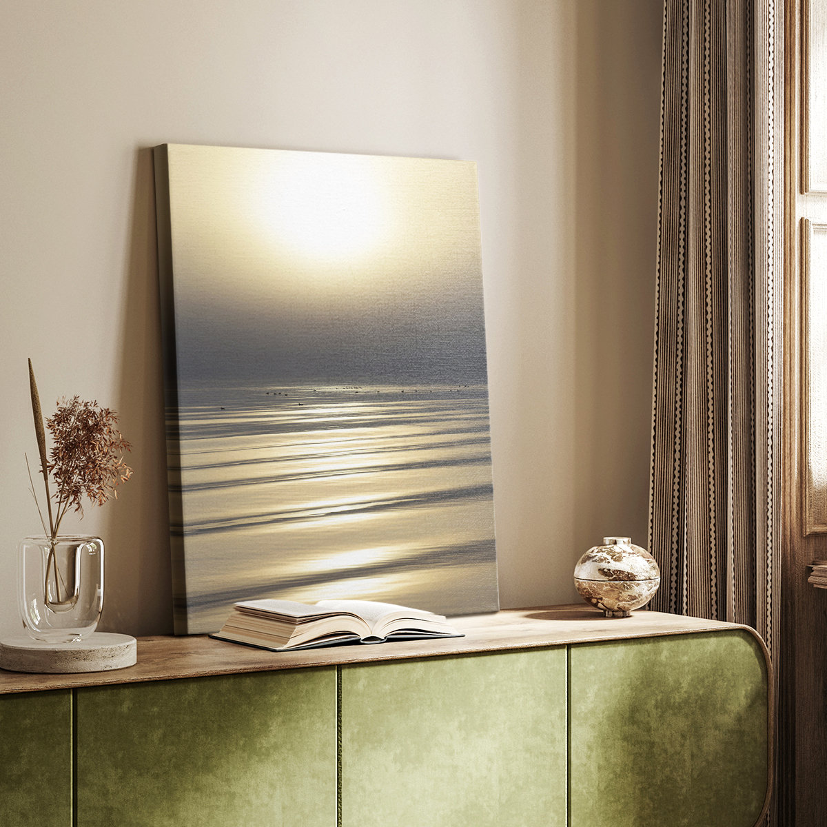 Highland Dunes Among the Ripple -Custom Wrapped Gallery Cavas | Wayfair