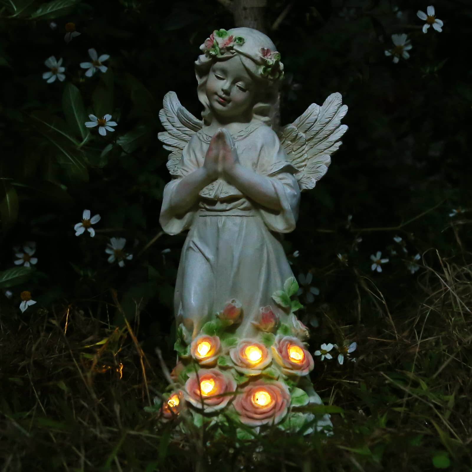 Dakota Fields Garden Decor Angel Statue, Outdoor Patio Garden ...