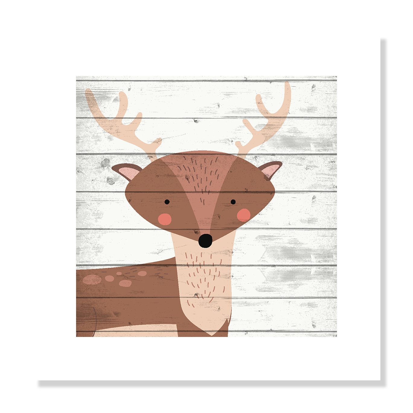 Casa Fine Arts Woodland Creatures 2' Wall Decal | Wayfair