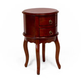 Drawer Equipped Round End & Side Tables You'll Love | Wayfair