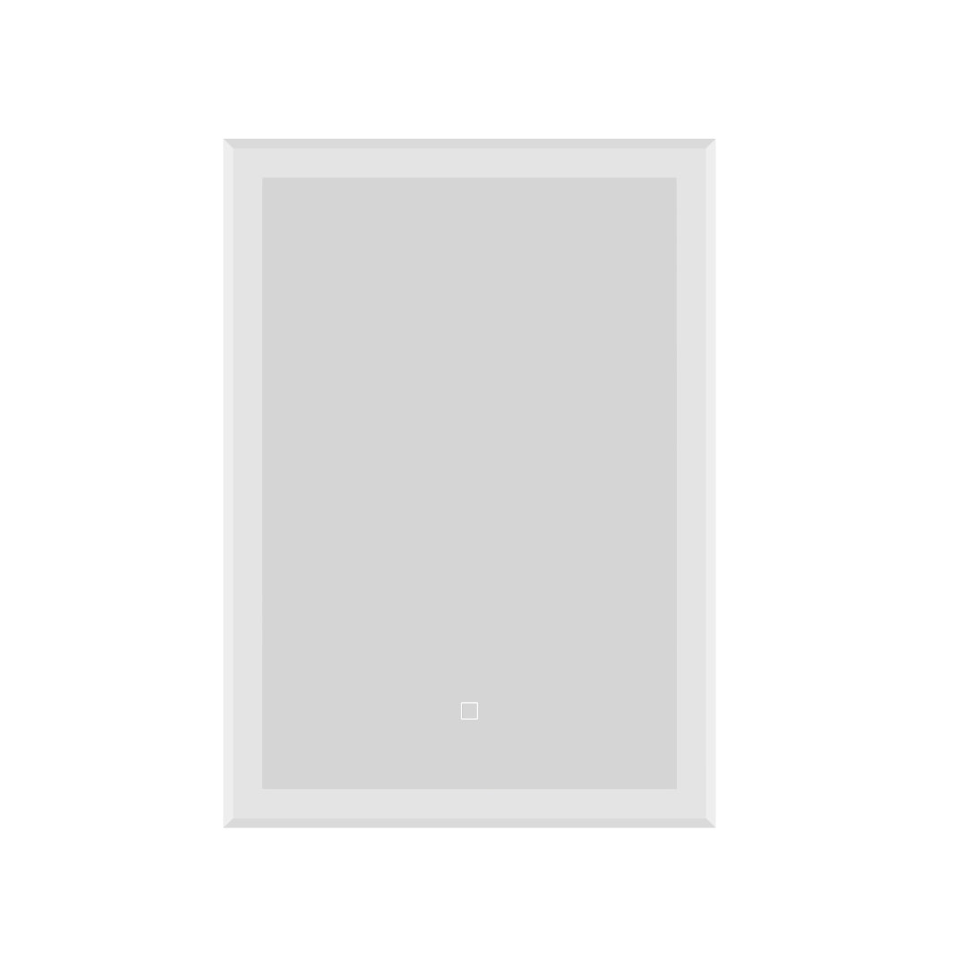 iBathUK Lustre Wall Mounted LED Illuminated Bathroom Mirror with Touch ...