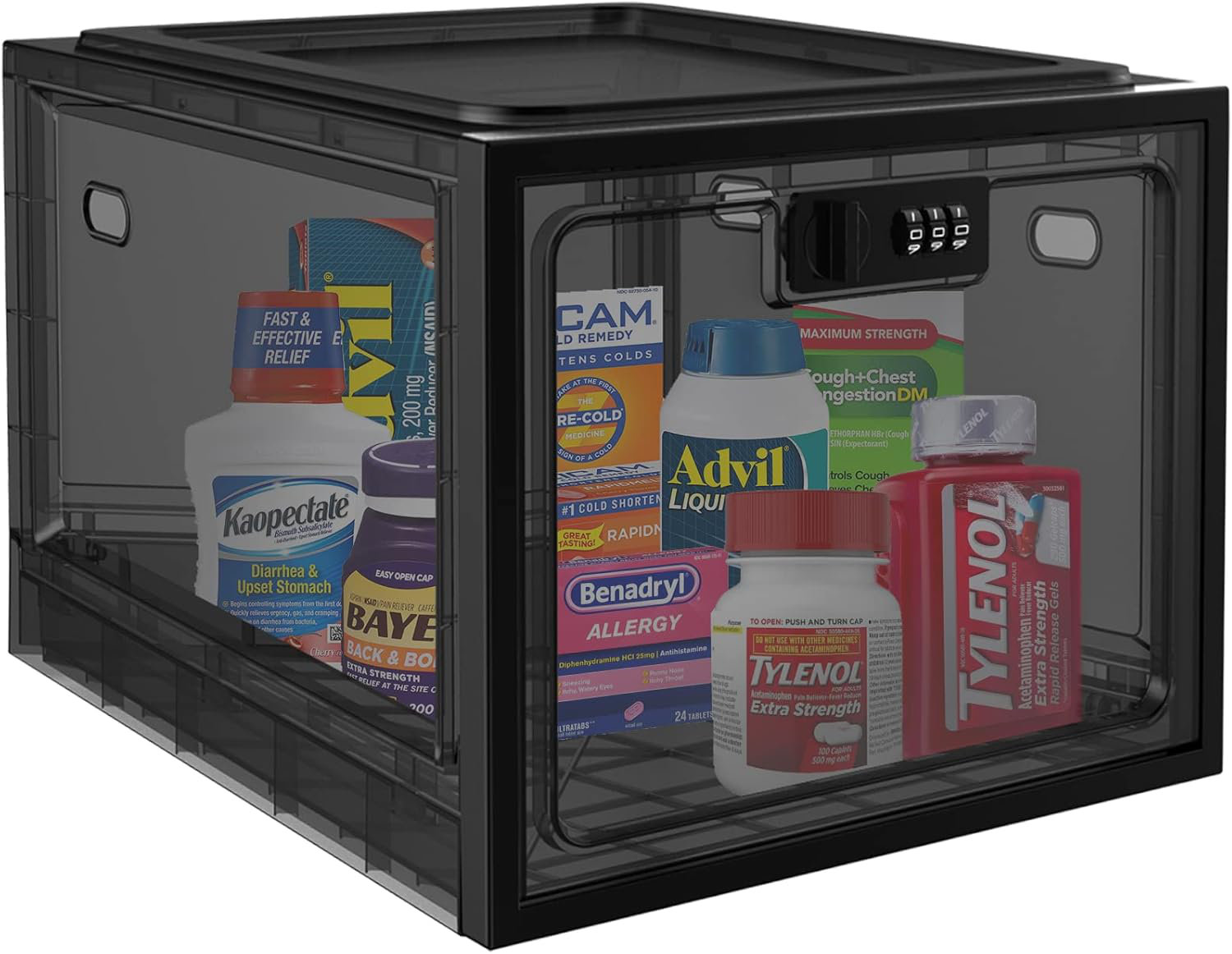 Ebern Designs Large Combination Lock Box For Secure Storage Of Medicine ...