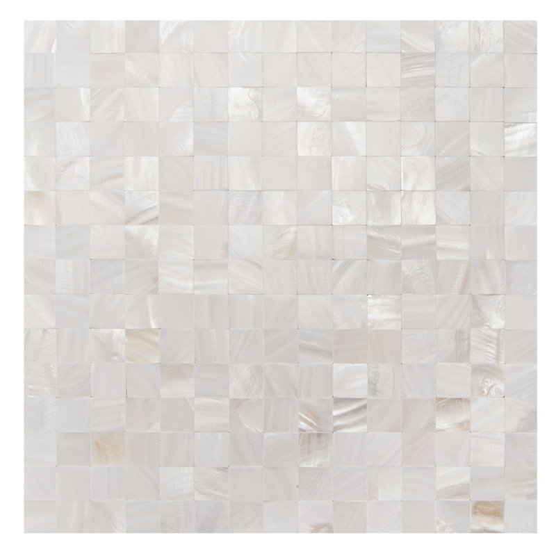 Art3d 11.8" x 11.8" Peel & Stick Seashell Mosaic Tile,Pack of 6 ...