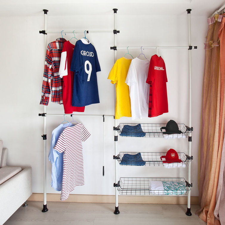 Symple Stuff 195cm Wide Clothes Storage System & Reviews | Wayfair.co.uk