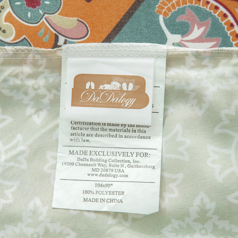 DaDa Bedding Bohemian Floral Medallion Duvet Cover Set – Reversible ...