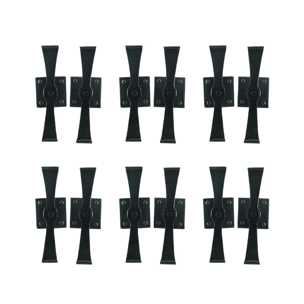 The Renovators Supply Inc. Shutter Dog Wrought Iron Propeller Wood ...