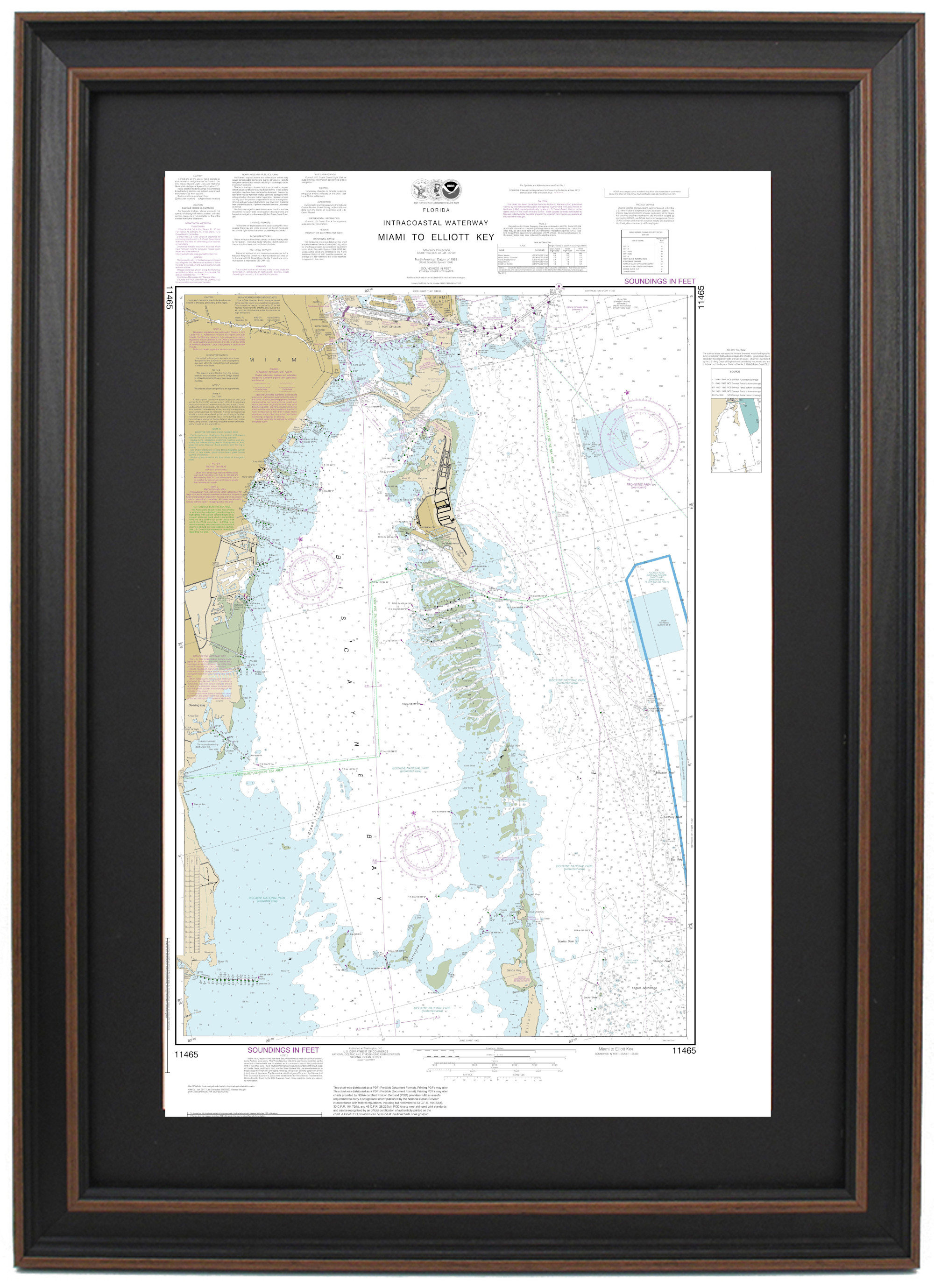 Longshore Tides Intracoastal Waterway Miami To Elliott Key | Nautical ...