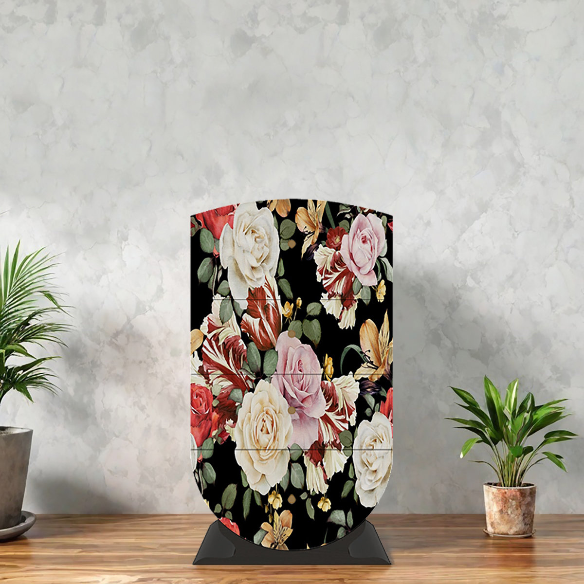 interanest Living room flower patterns decor cabinet | Wayfair
