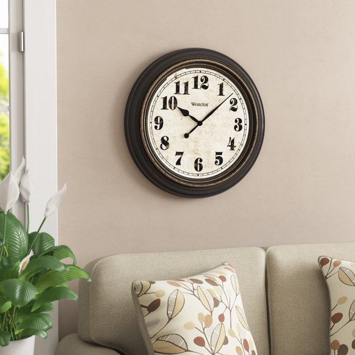 Charlton Home® Welles Wall Clock & Reviews | Wayfair