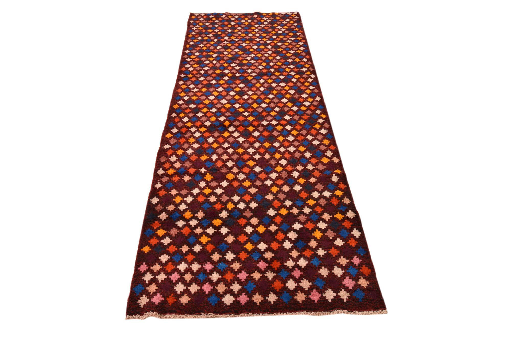 Isabelline 10 Ft Runner Powers Burgundy Rug | Wayfair