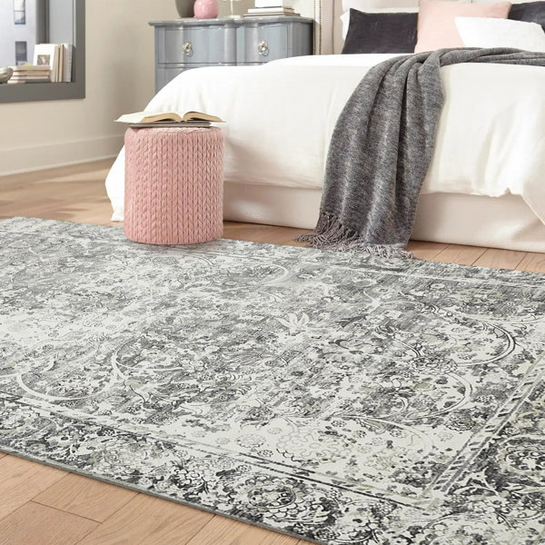 One Allium Way® Handmade Hand Loomed Shadow Rug | Wayfair