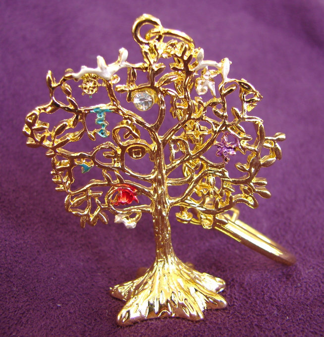 Feng Shui Import Wish Granting Tree Amulet Key Chain | Wayfair