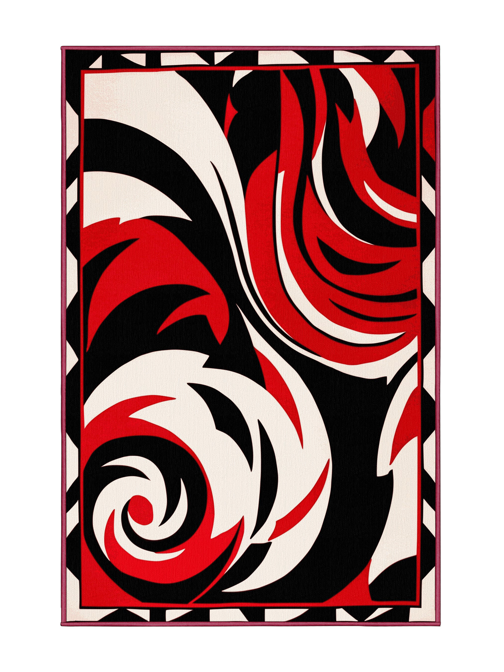 Wrought Studio™ Phantom Blaze Rug | Wayfair