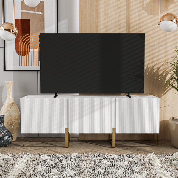 Willa Arlo Interiors Tollette 60'' Media Console & Reviews | Wayfair