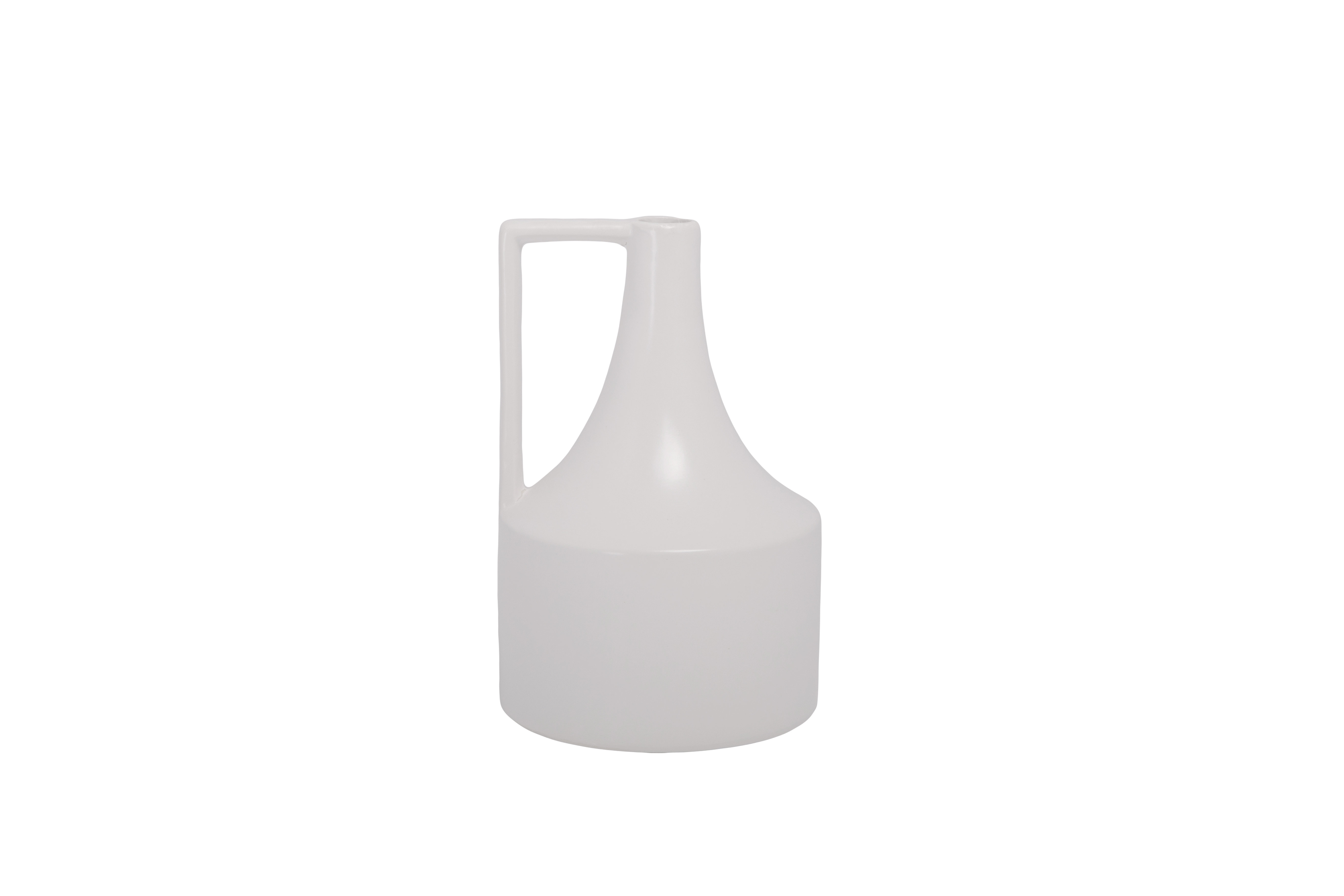 Latitude Run® Ceramic Round Trumpet Vase Matte Finish Gold | Wayfair