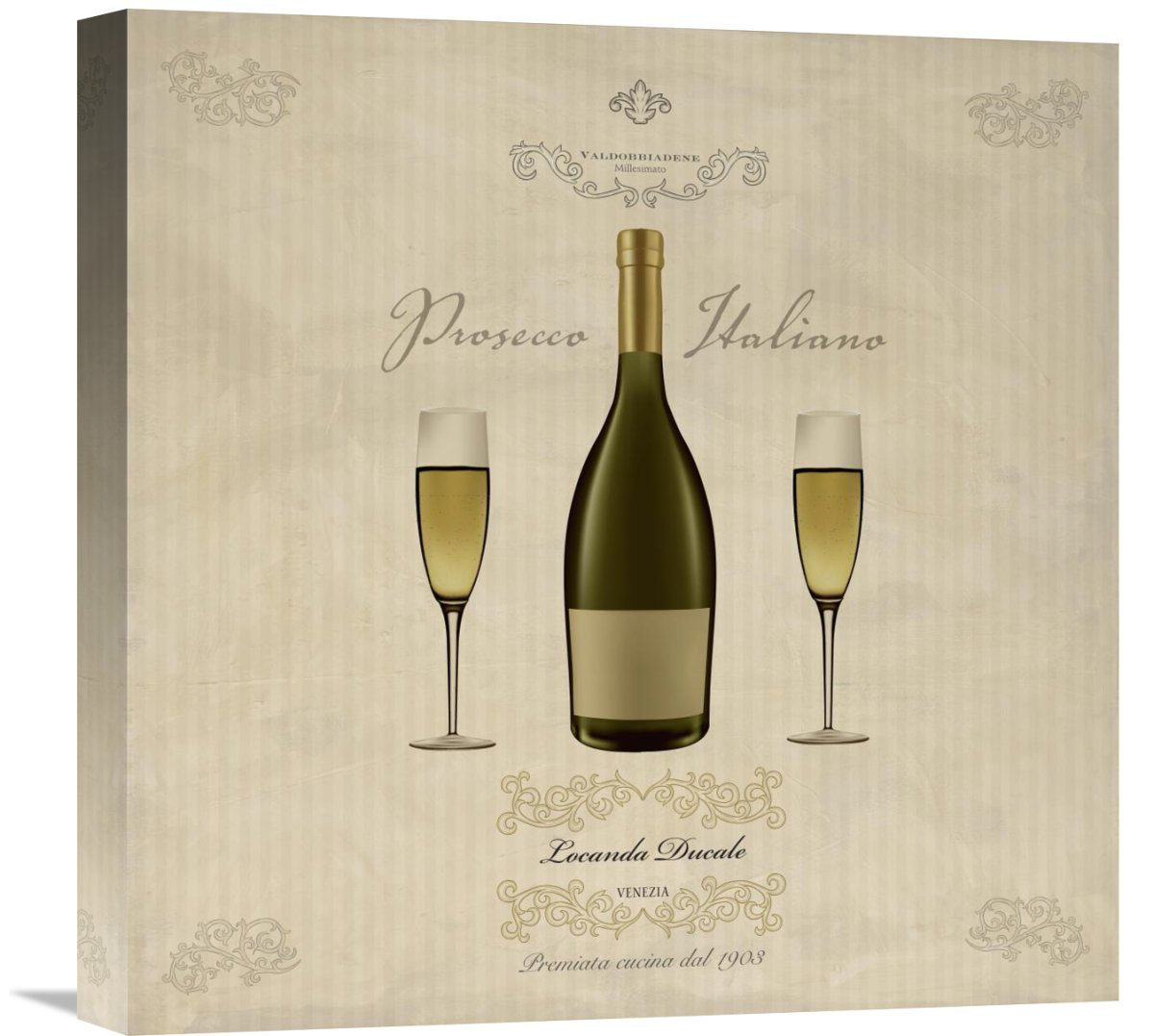 Global Gallery 'Prosecco Italiano' by Sandro Ferrari Vintage ...