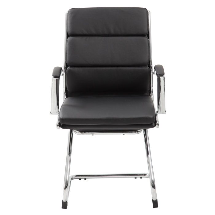 Upper Square™ Nahlia Vinyl Seat Waiting Room Chair with Metal Frame ...