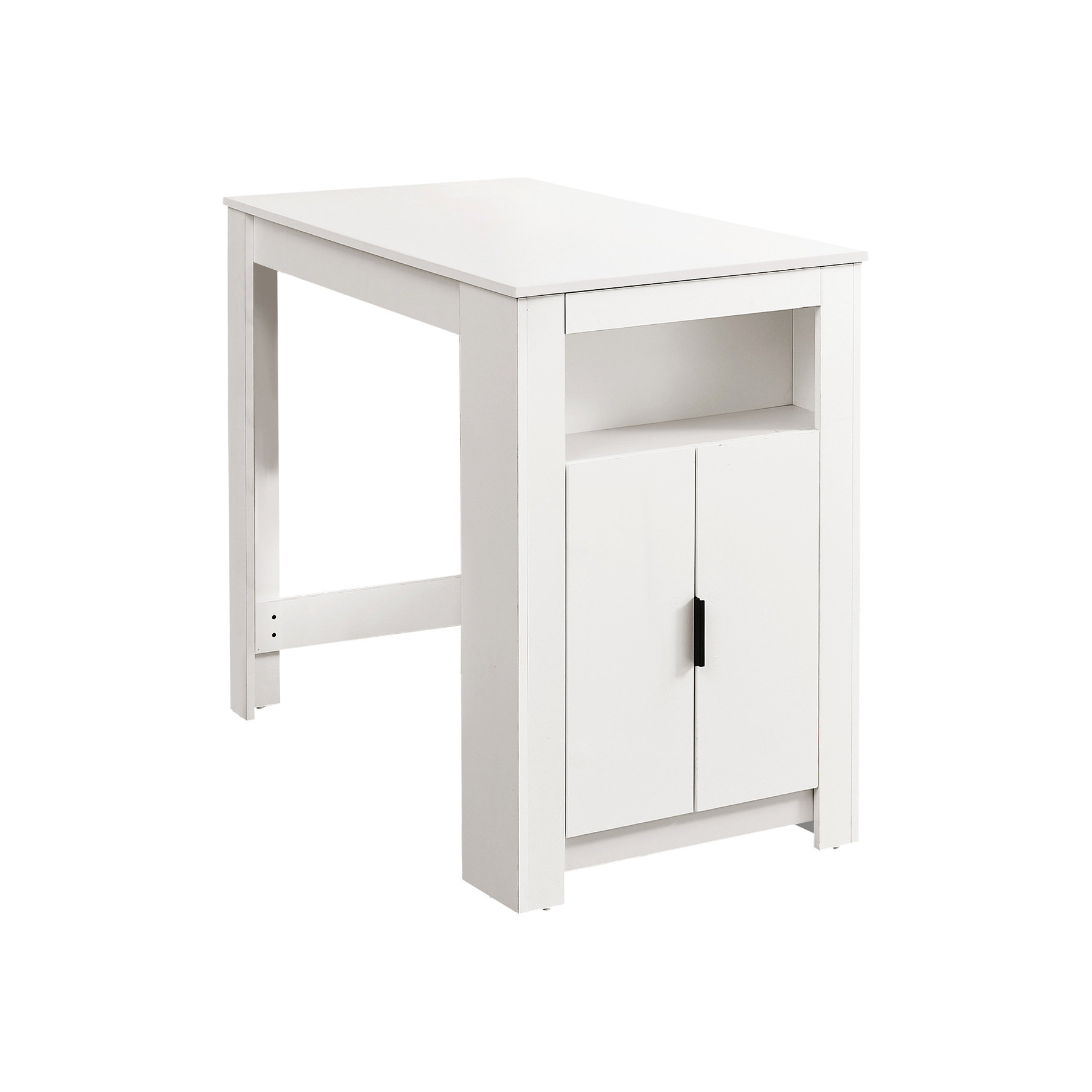 Ebern Designs Counter Height 48" Rectangular Dining Table With Storage ...