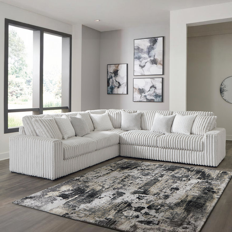 Wade Logan® Cintra 3-Piece Sectional | Wayfair