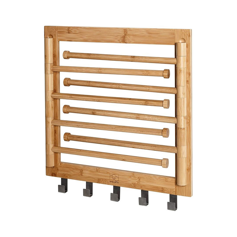 Filbop Bamboo Wall-Mounted Drying Rack | Wayfair