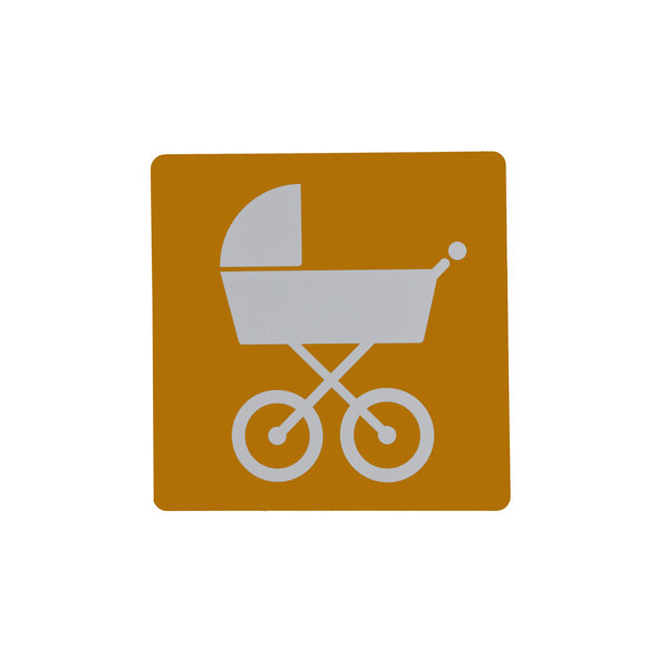 FixtureDisplays Yellow Stroller Location Sign Restaurant Stroller ...