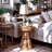 Loon Peak® Handcrafted Mango Wood Side Table with Patchwork Tile ...