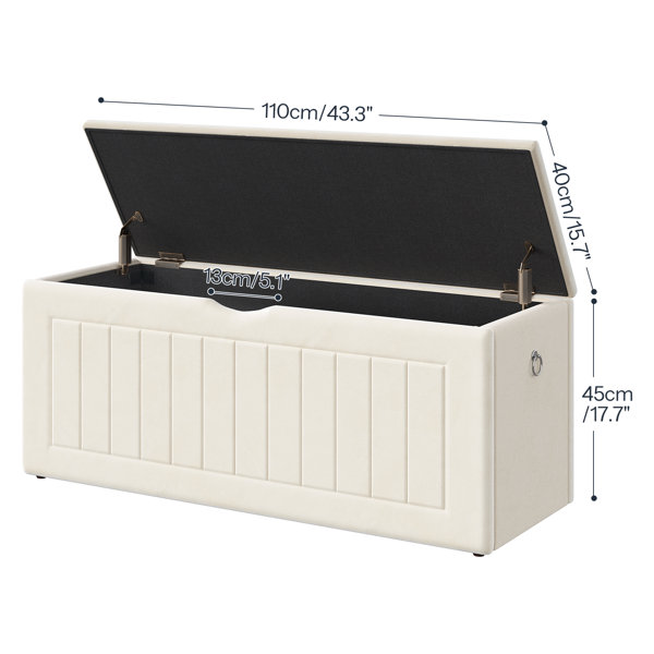 Ebern Designs Storage Bench Blanket Chest | Wayfair