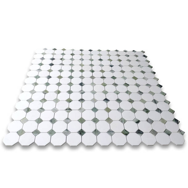 Marble Online 10" x 10" Marble Mosaic Wall & Floor Tile | Perigold