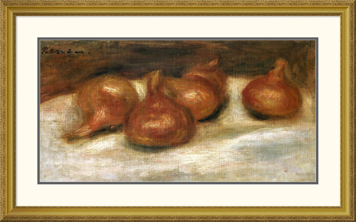 Vault W Artwork Still Life With Onions by Pierre-Auguste Renoir ...