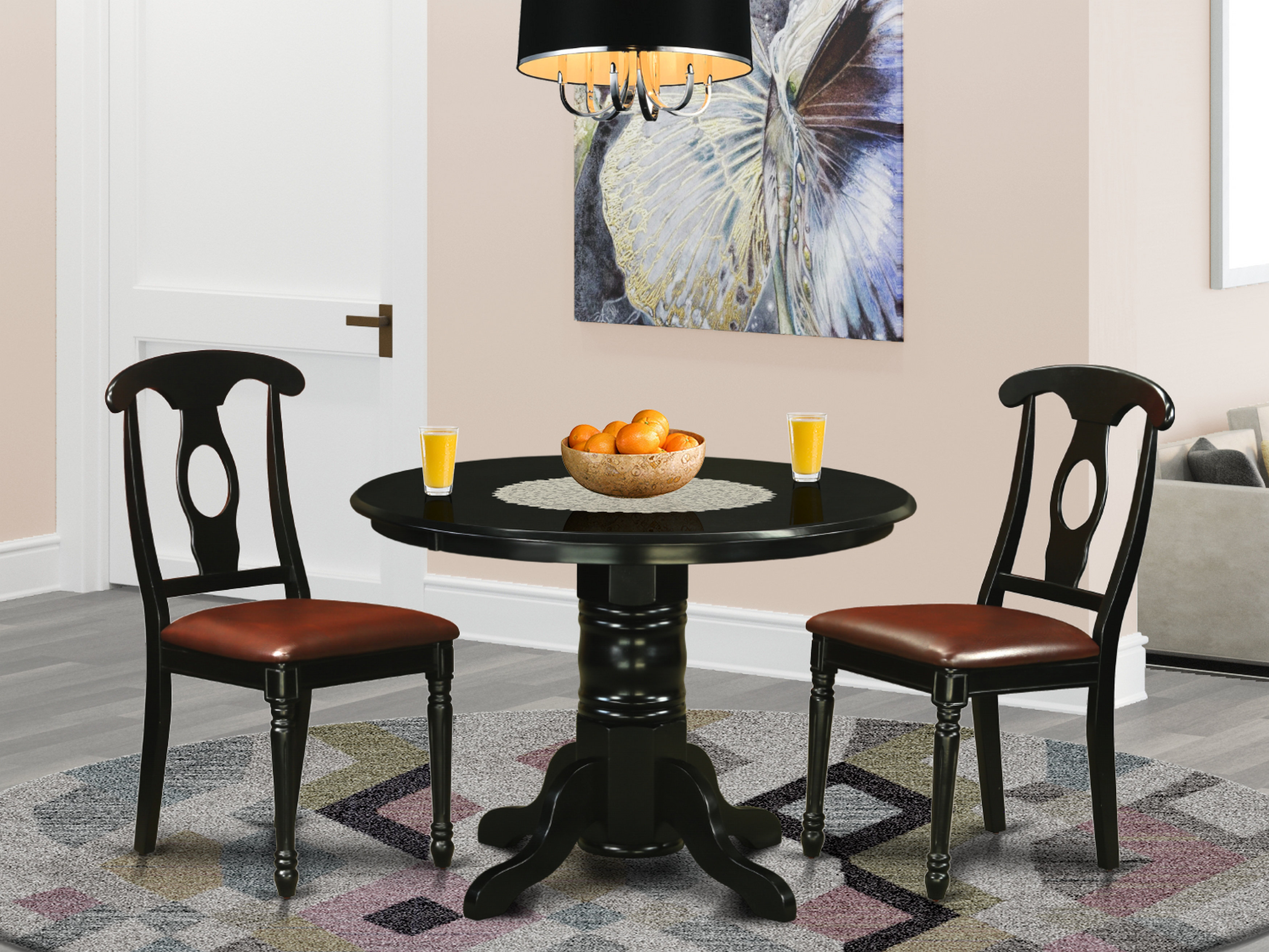 Alcott Hill Heatherly Rubberwood Solid Wood Dining Set - Wayfair Canada