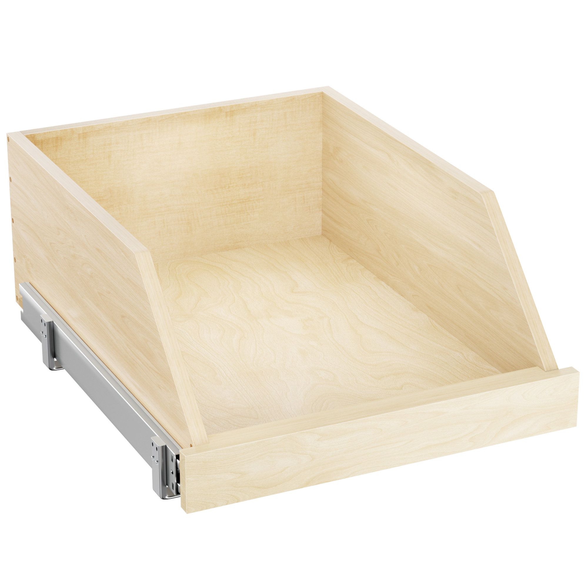 Rebrilliant Hard Close Wood Slide Out Shelves Cabinet Storage and ...