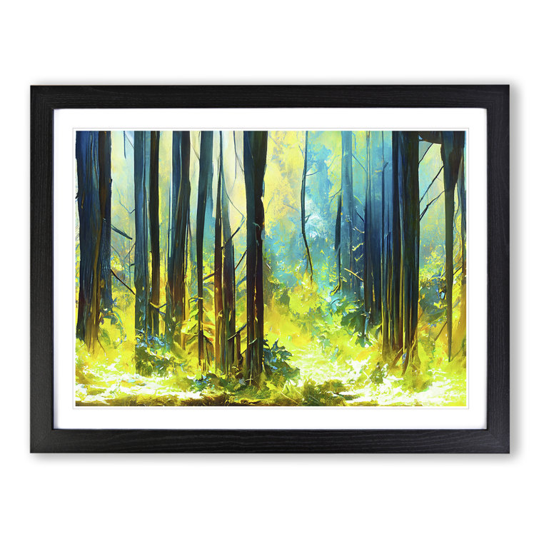 Alpen Home Forest In Abstract Vol.6 - Single Picture Frame Graphic Art ...