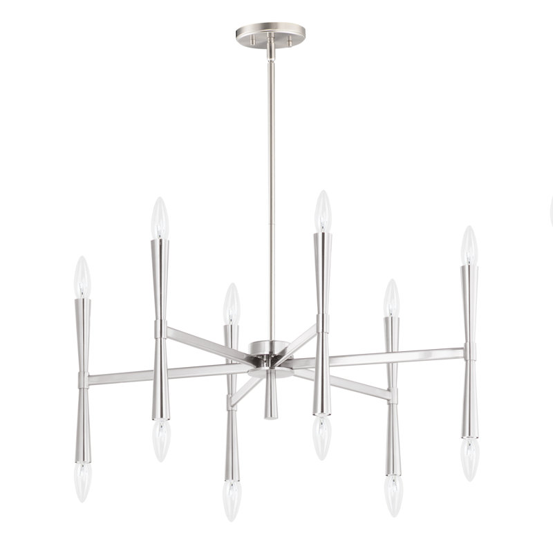 Etta Avenue™ Monstair 12 - Light Unique Modern Linear Chandelier ...