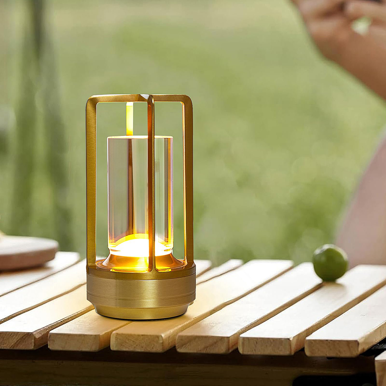 Mercer41 Outdoor Battery Powered Touch Lamp, 3-Colour Temperatures ...