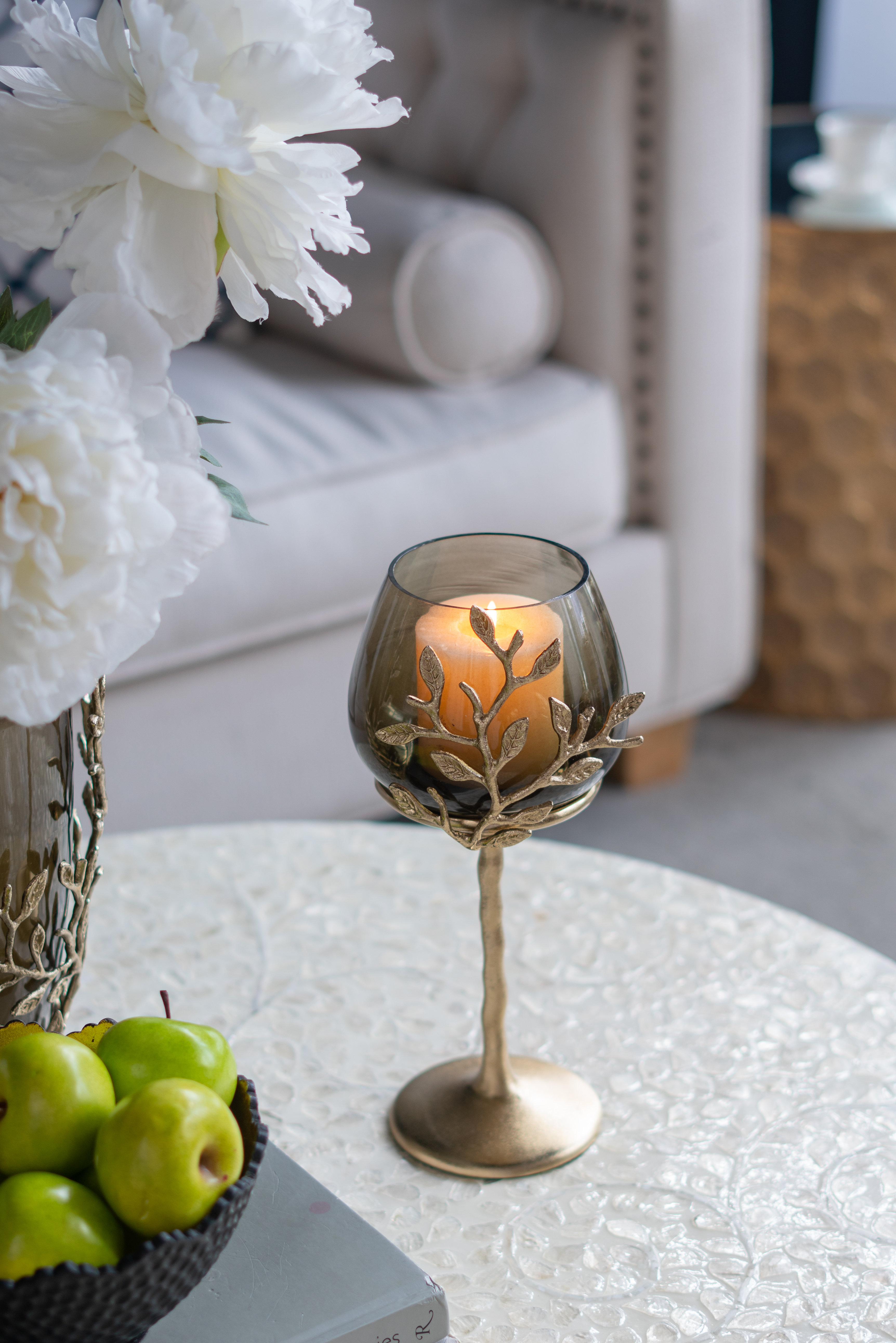 House of Hampton® Glass Tabletop Hurricane | Wayfair
