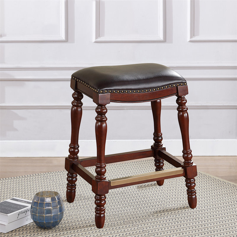 Darby Home Co Simonides Solid Wood Accent Stool | Wayfair