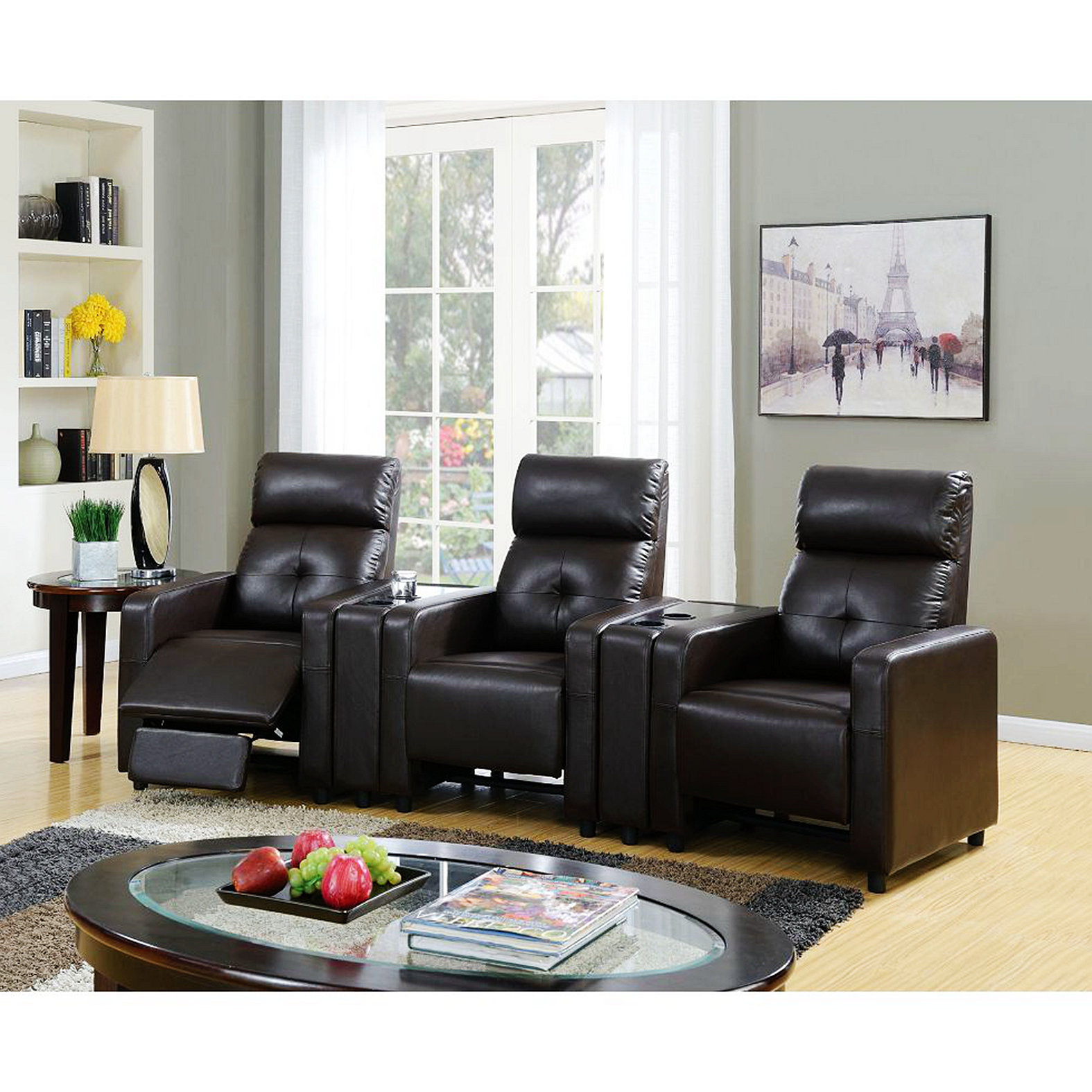 Latitude Run® Kisan 109'' Reclining Sofa Modern Sofa Living Room Couch ...